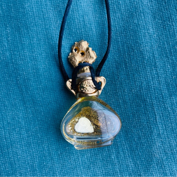 Adrian | Jewelry | Vintage Adrian Perfume 24k Gp Bottle Necklace ...